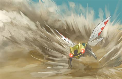 Futena Goze Ninjask Nintendo Pokemon Commentary Request Highres Bright Pupils Claws Day