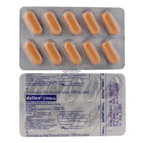 Daflon 1000 Mg Tablet At ₹ 436strip Micronized Progesterone Capsules