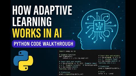 How Adaptive Learning Works In Artificial Intelligence Python Code