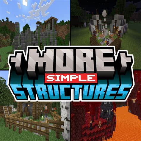 More Simple Structures Files Minecraft Bedrock Addons Curseforge