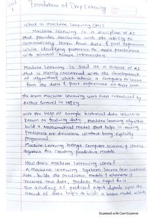 Nlp Handwritten Notes Unit Introduction To Natural Language Processing Introduction Natural
