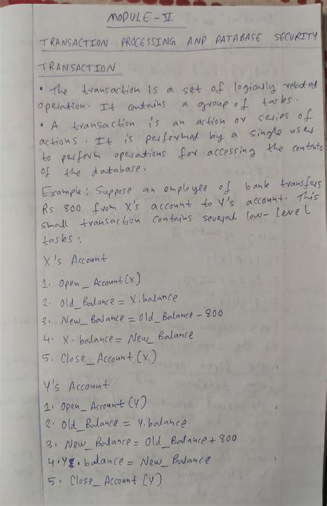 DBMS Module Bachelor Of Computer Applications Studocu