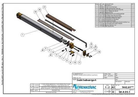 Double Sealbeam Type A C Working Folder Hfe Engineering Exploded View Sub Assemblies Sealbeam