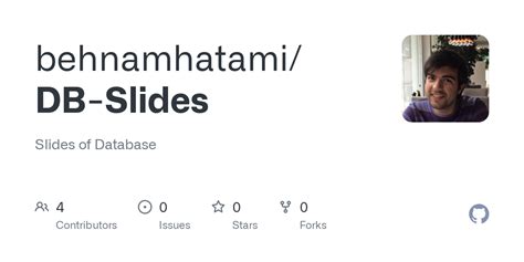 Github Behnamhatamidb Slides Slides Of Database