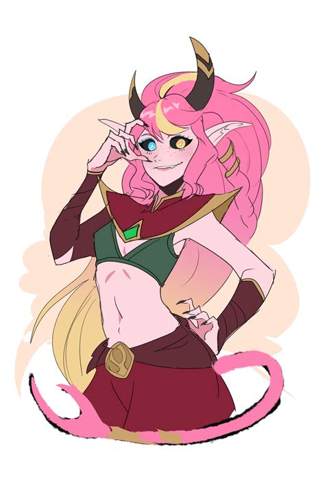 Zoe League Of Legends Drawn By Odeko Yma Danbooru