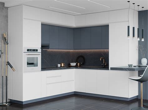 Кутова кухня Natali Elegante Матова 262 х 242 м Sofan Купити