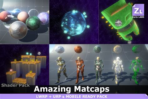 Shader Pack Amazing Matcaps Vfx Shaders Unity Asset Store