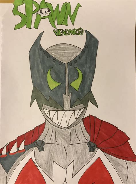 Tried To Draw Some Spawn Characters With Venom R Spawn