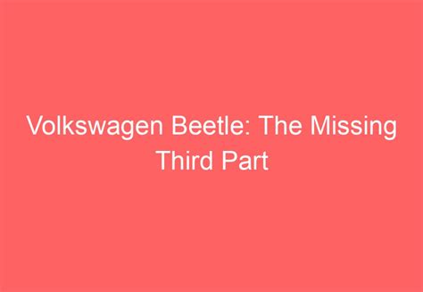 Volkswagen Engine Fault Codes [answered] Volkswagenbuddy