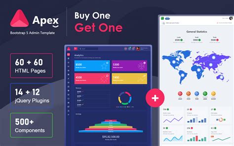 Apex Bootstrap 5 Admin Dashboard 413709 Templatemonster