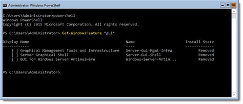 Successfully Convert Windows Server Gui To Core Windows