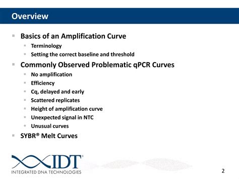troubleshooting qpcr what are my amplification curves telling me pptx