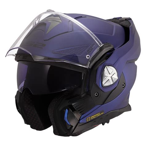 Ls2 Ff901 Advant X Solid Helmet Navy Blue Motostorm En