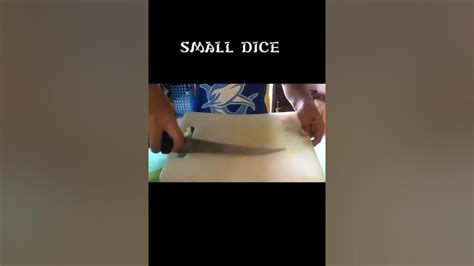 Basic Vegetable Cuts Youtube