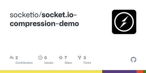 GitHub Socketio Socket Io Compression Demo