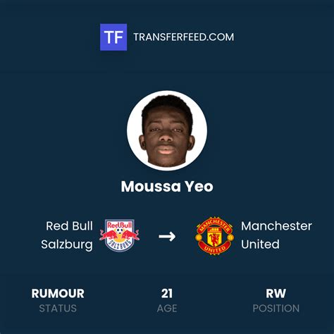 Moussa Yeo Transfer From Red Bull Salzburg To Manchester United