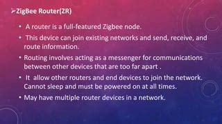 Zigbee Technology For Cs Students And Engineering PPTX