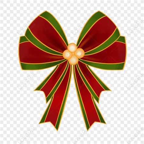 구슬이 박힌 빨간색과 녹색 리본 일러스트불꽃포장 봉투 Png 일러스트 무료 다운로드 Lovepik