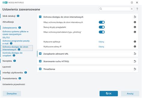 Ochrona dostępu do stron internetowych ESET NOD32 Antivirus 17 Pomoc online ESET