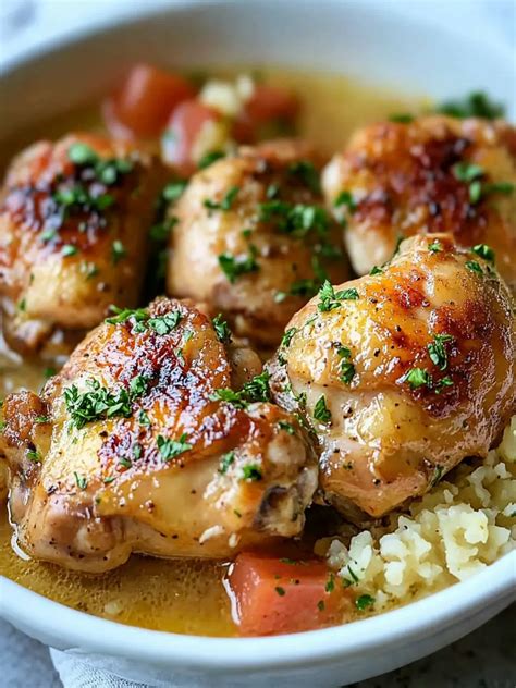 Irresistible Italian Crockpot Chicken Thighs For Cozy Nights
