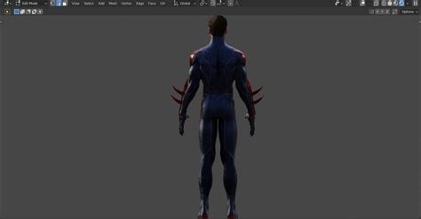 Spider Man 2099 Miguel O Hara 3d Model Free Vr Ar Low Poly 3d Model