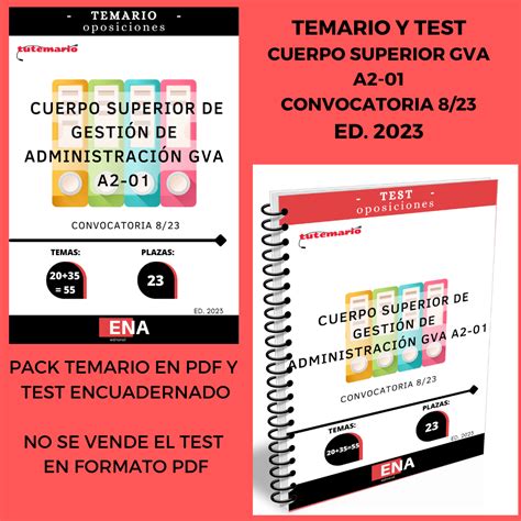 Oposiciones Generalitat Valenciana Pack De Temario Y Test De Las Hot Sex Picture