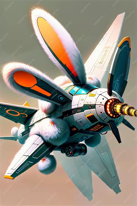 Premium Ai Image Rabbit Technology Army Air Vehicle Rabbit Soldier