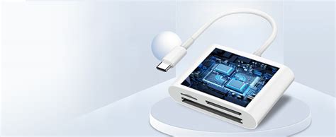 Sd Card Reader Usb C For Iphone 15 Android Phone Ipad Mac Laptop Three Card Slot