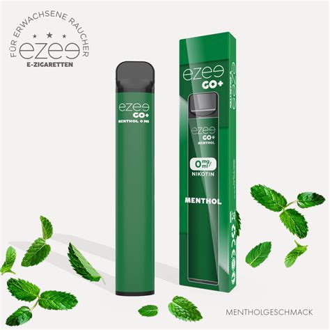 Ezee Go Menthol Nikotinfrei Einweg E Zigarette 600 Züge