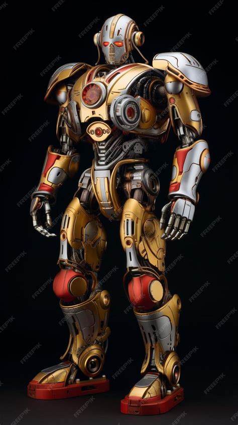premium ai image a full body robot like genocyber