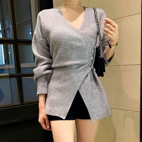 다미님 4컬러 언발 니트 브이넥 단추 벌룬 퍼프 긴팔 가디건 체크 배색 하객룩 교복 셔링 프릴 레이스 리본 스트링 벨트 단가라 도트 티셔츠 패턴 유넥 스퀘어넥 카라 노라라