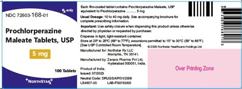 Prochlorperazine Tablets Package Insert Prescribing Info