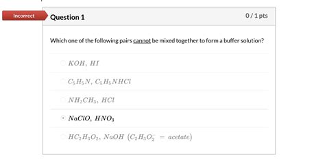 Solved Which One Of The Following Pairs Cannot Be Mixed