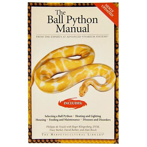 The Ball Python Manual Nu Pets Pet Centre