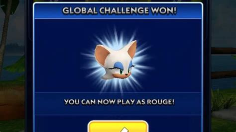 Sonic Dash News Rouge The Bat Unlocked Youtube