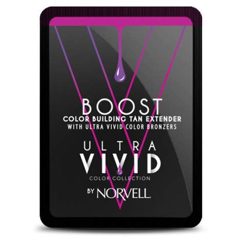 Norvell Boost Color Building Tan Extender Packet Ultra Vivid Collection