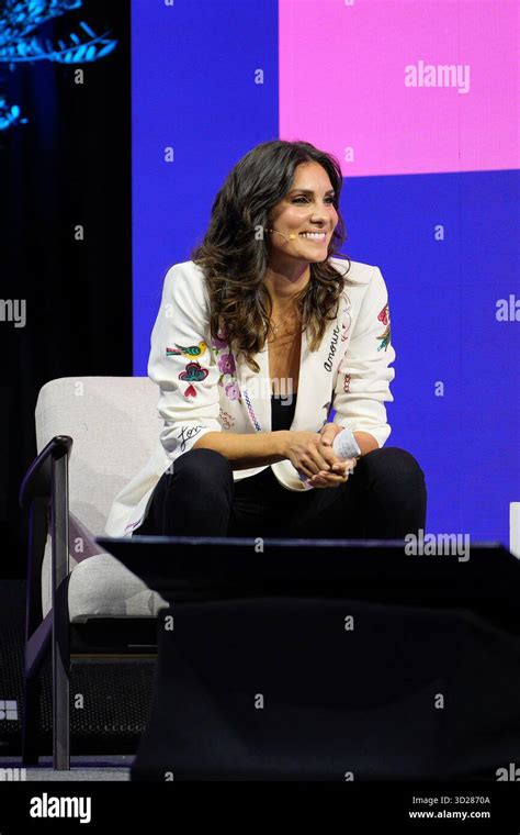 Lisbon Portugal 30th Oct 2025 Daniela Ruah Addresses The Audience