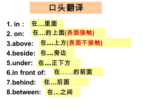 方位介词nextto 方位介词on 方位介词 第5页 大山谷图库
