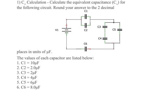 Solved C Calculation Calculate The Equivalent Chegg