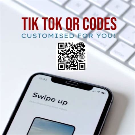 Digital QR Code For TIK TOK Social Media And Websites Fully Etsy