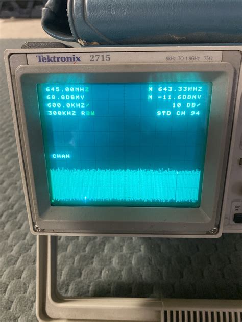 Tektronix 2715 Rf Spectrum Analyzer 9khz To 1 8ghz 75 Ohm Ebay