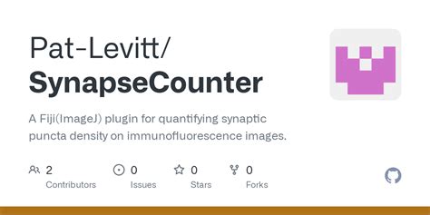 GitHub Pat Levitt SynapseCounter A Fiji ImageJ Plugin For Quantifying Synaptic Puncta