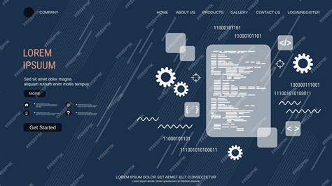 Premium Vector Application Development Landing Page Vector Design Premium Vector Application Development Landing Page Vector Design