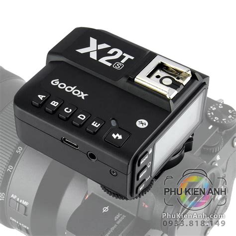 Trigger Godox X2t Kích Hoạt đèn Flash Godox Cho Canon Nikon Sony Fuji