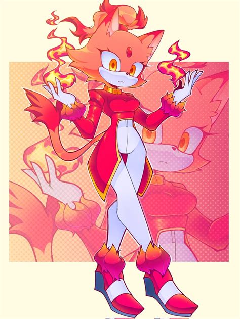 Blaze The Cat And Burning Blaze Sonic Drawn By Msoceanne Danbooru