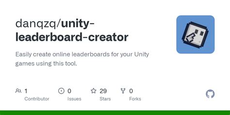 Github Danqzqunity Leaderboard Creator Easily Create Online Leaderboards For Your Unity