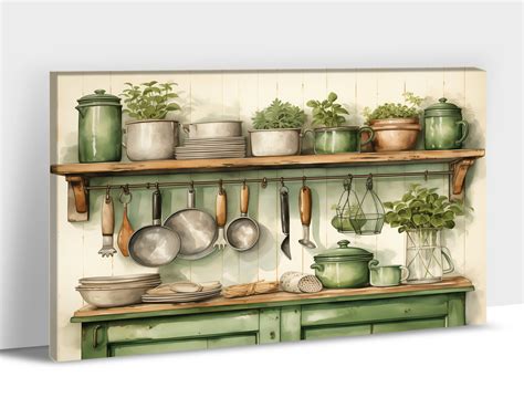 East Urban Home Large Adriany Vintage Tableware Picture Prints Rustic