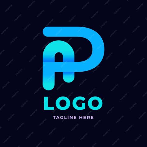 Free Vector Gradient Ap Monogram Logo