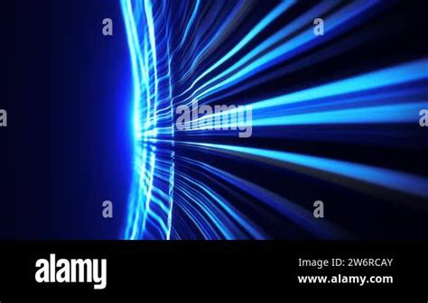 Abstract Flowing Particle Lines Data Concept Background Loop 4k