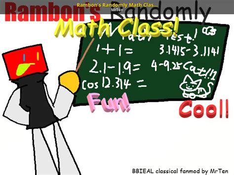 Rambons Randomly Math Classwip Baldis Basics Works In Progress